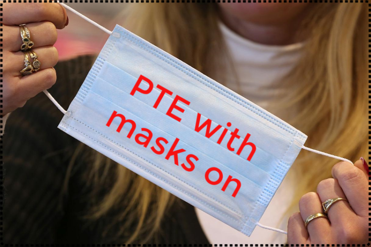 Wearing face masks Mandatory for PTE Academic test takers - thePTE